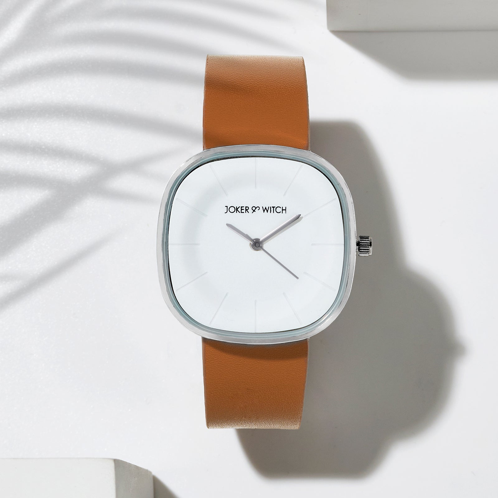 Shop Online Albin Classic Square Dial Watch with A White Dial And ...