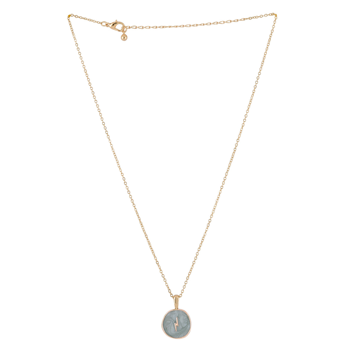 Bewitched Mihoko Lightning Charm Gold Pendant Necklace – Joker & Witch