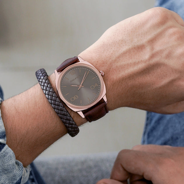 Men's Watch Bracelet Stack – Tagged "Grey Dial"– Joker & Witch