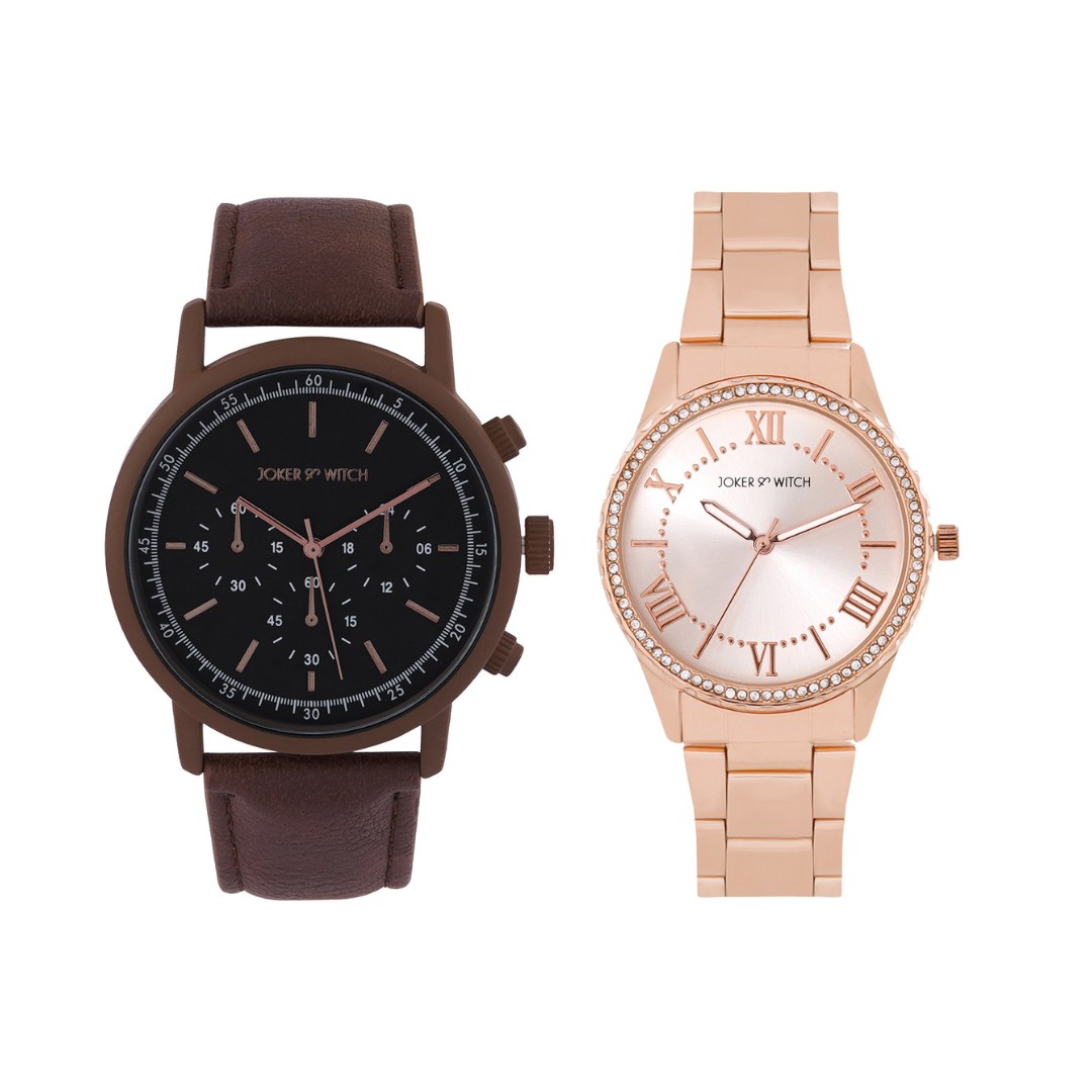 Shop Joker & Witch Dash & Lily Couple Watches For Men & Women