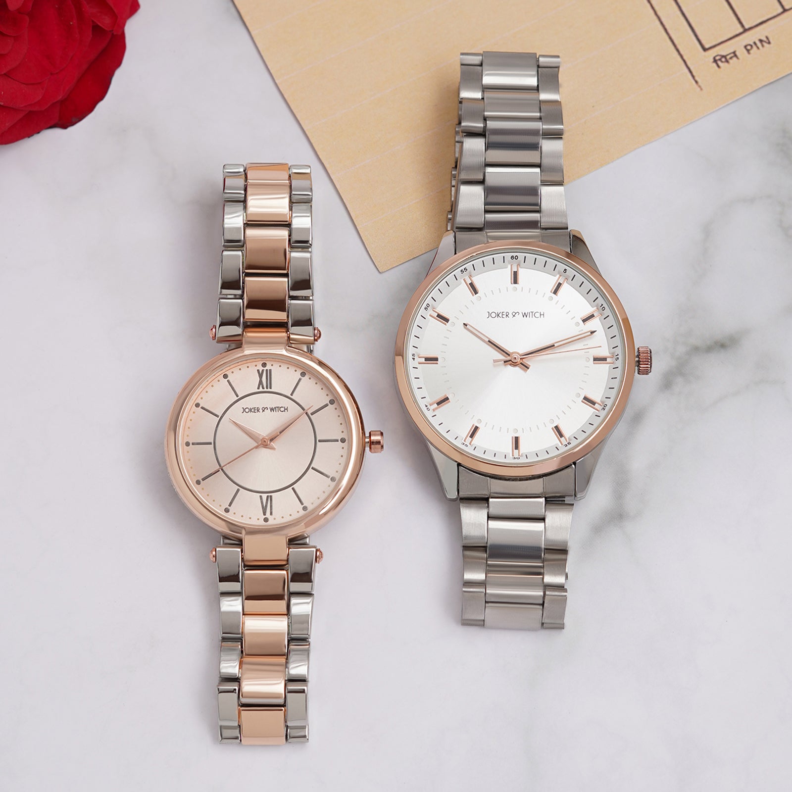 Shop Joker & Witch Lock & Key Couple Watches For Men & Women