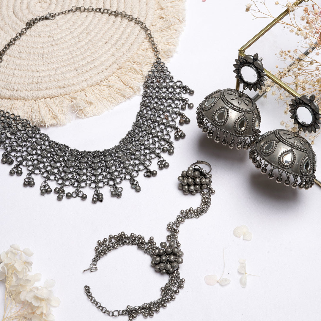Silver oxidised jewellery near me store